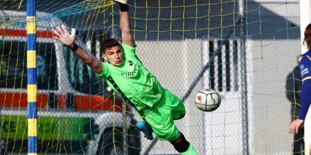 Víctor Aznar, un portero hispano-brasileño para el Cádiz B